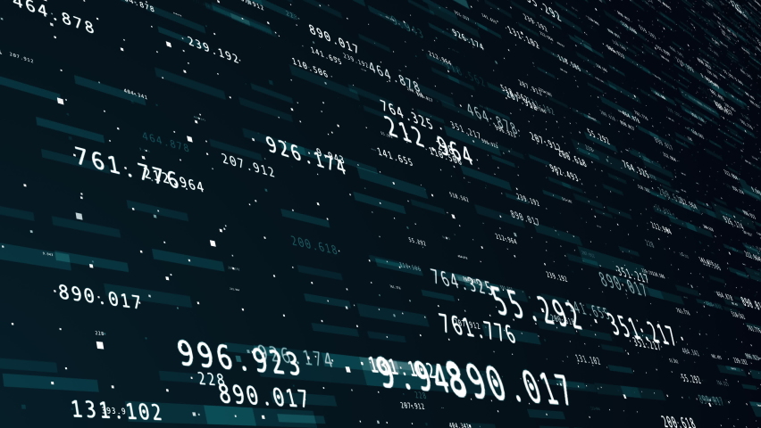 abstract intro animation volatile charts numbers Stock Footage Video ...