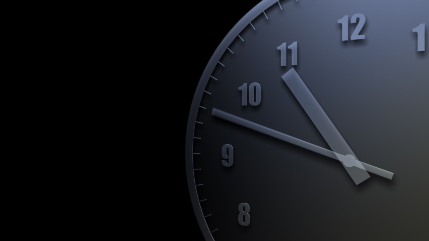 Time Flow Images Analog Clock Background Stock Footage Video (100% ...