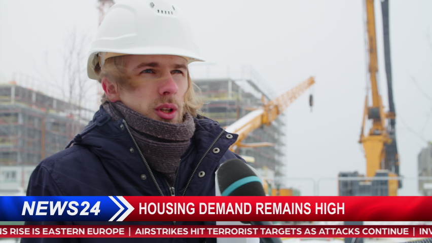 Construction worker interview Stock Video Footage - 4K and HD Video ...