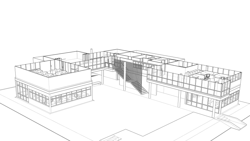 3d Animation Building Project Stock Footage Video (100% Royalty-free ...