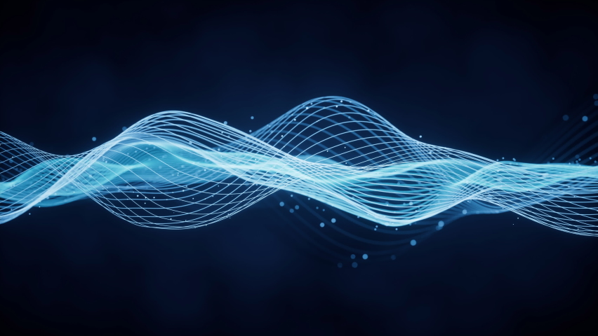 flowing wave lines curve pattern 3d Stock Footage Video (100% Royalty ...