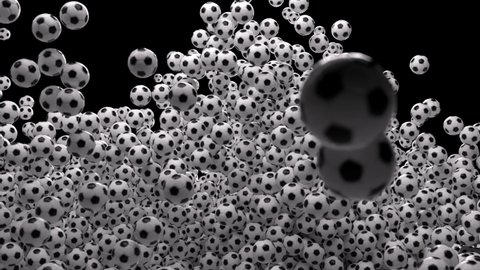 Football Animation 3d Cgi Sports Shots Stock Footage Video (100% ...