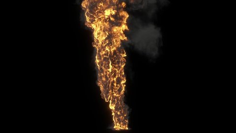 Huge Explosion Appears On Black Screen Stock Footage Video (100% ...