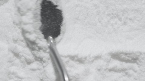 Maltodextrin Dextrose Background Footage White Powder Stock Footage ...