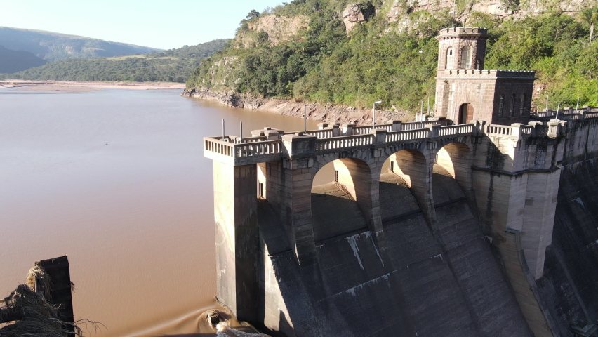 shongweni dam wall after floods durban Stock Footage Video (100% ...