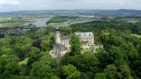 Callenberg Castle Near Coburg Franconia Germany Stock Footage Video ...