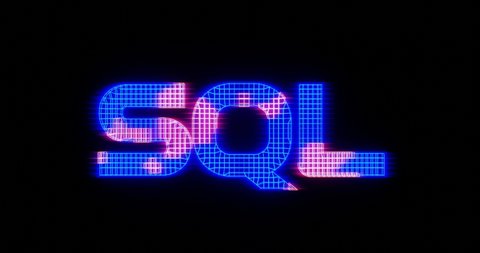 Sql Structured Query Language Text On Stock Footage Video (100% Royalty ...