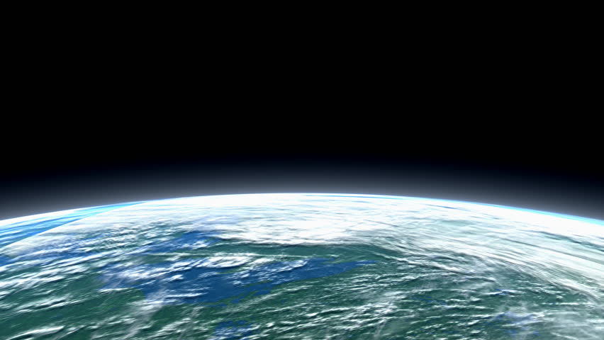 computer generated space earth low orbit Stock Footage Video (100% ...