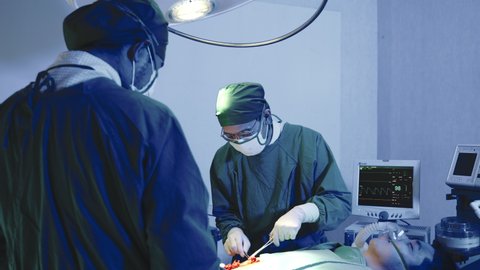 Cardiac surgery professionals Stock Video Footage - 4K and HD Video ...