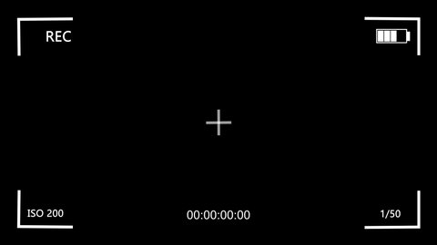 Illustrated Frame Video Camera Screen 4k Stock Footage Video (100% ...