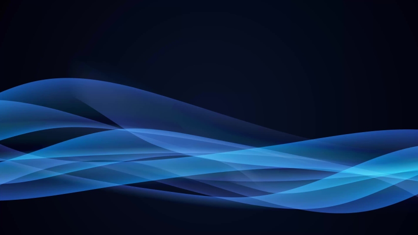 abstract blue wave technology background Stock Footage Video (100% ...