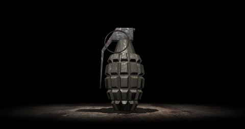 Hand Grenade Explosion War Scene Deadly Stock Footage Video (100% ...