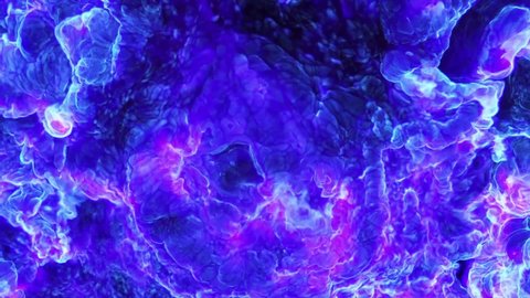 Spills Abstract Bluepink Energy On Black Stock Footage Video (100% ...