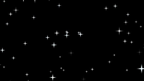 Glowing Stars Animation Background Material Stock Footage Video (100% ...