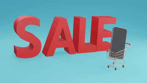 Realistic 3d Animation Video Showing Shopping Stock Footage Video (100% ...