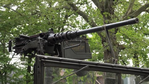 Us Military Car Machine Gun Liberation Stock Footage Video (100% ...