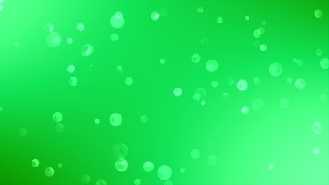 Animated Green Color Dissolving Bubble Particles Stock Footage Video ...