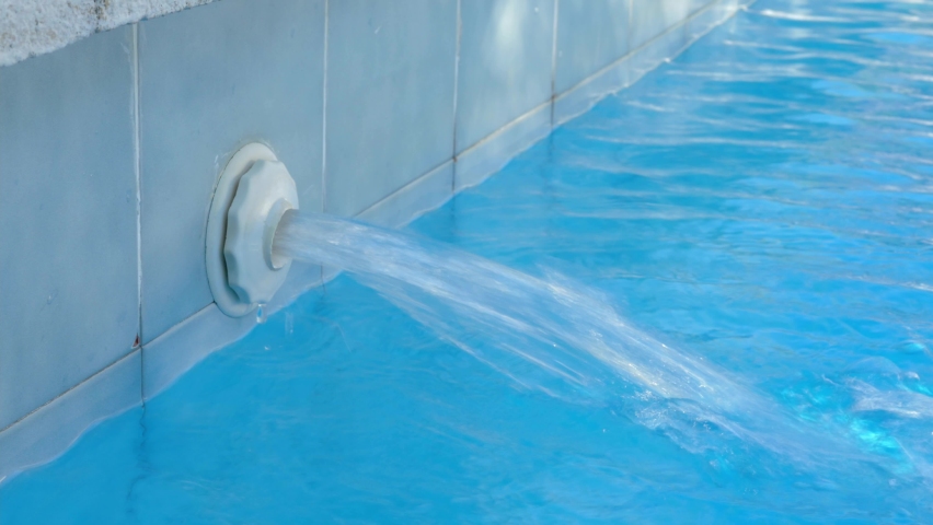 Water Jet Swimming Pool Stock Footage Video (100% Royalty-free ...