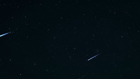 Meteor Group Effect 4k Video Background Stock Footage Video (100% ...