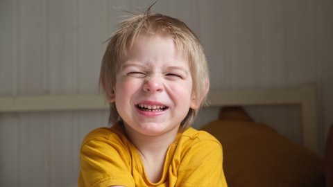 Boy Joking Sticking Tongue Out Silly Stock Footage Video (100% Royalty ...