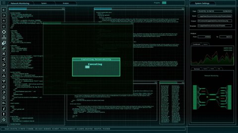 Software Backend Mockup Software Loading Screen Stock Footage Video ...