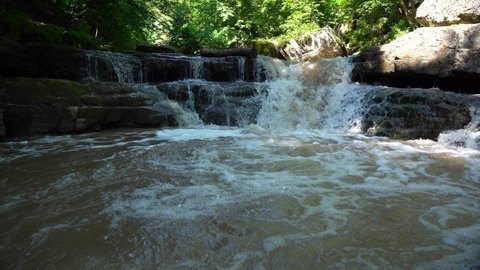 Lastiver Waterfall Armenia Caucasus Ancient Place Stock Footage Video ...