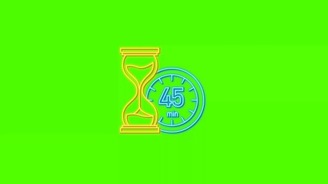 Illustration Animation Cartoon Final Countdown Fourty Stock Footage ...