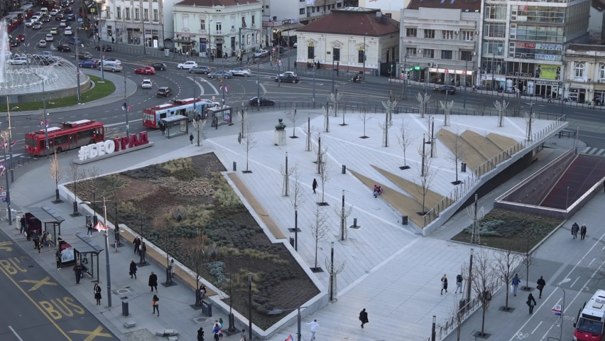 65 Slavija square Stock Video Footage - 4K and HD Video Clips ...