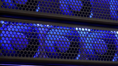 Air Cooling System Controlled Switchboard System Stock Footage Video ...