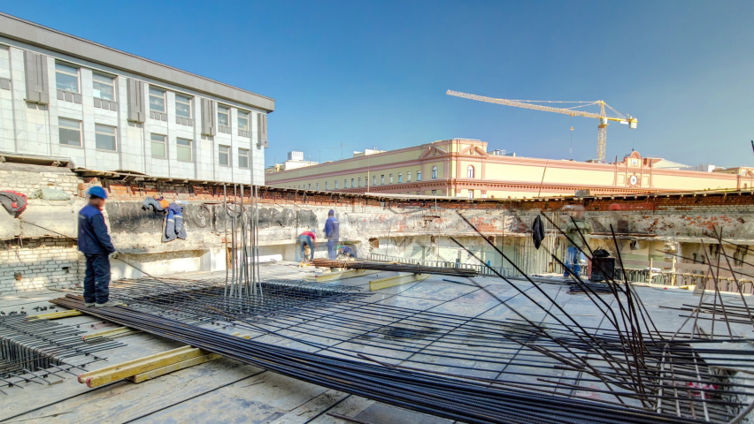 16 White concrete roof slab Stock Video Footage - 4K and HD Video Clips ...