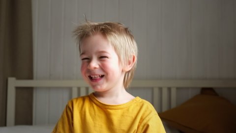 Boy Joking Sticking Tongue Out Silly Stock Footage Video (100% Royalty ...