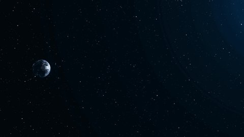 Planet Earth 3d Orbital Animation Realistic Stock Footage Video (100% ...