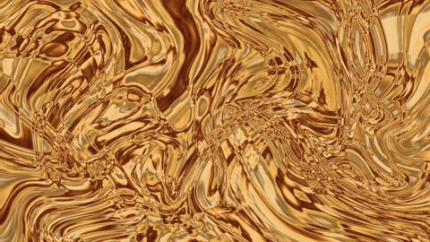 Abstract Gold Color Acrylic Liquid Background Stock Footage Video (100% ...