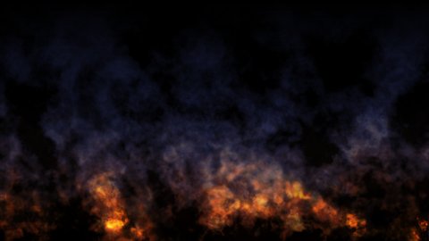 Animation Smoke Fire Video Puffs Smoke Stock Footage Video (100% ...