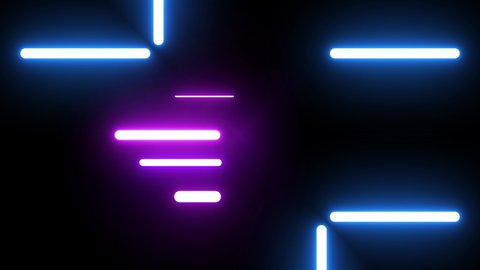 Abstract Backgrounds Glowing Neon Lines Spectrum Stock Footage Video ...