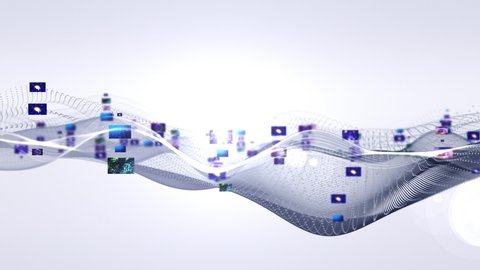 4k Abstract Technology Background Loopable Stock Footage Video (100% ...