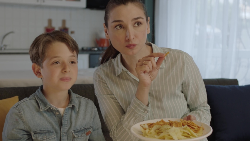 Kid Eating Chips Stock Videos – Royalty-Free HD & 4K Videos