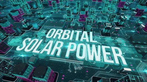 Orbital Solar Power Digital Technology Hitech Stock Footage Video (100% ...