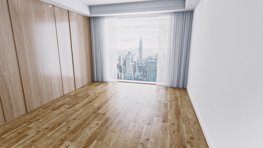 Building Modern Living Room Interior Furnishing Stock Footage Video ...