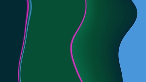 Abstract Moving Wavy Lines Animation Blurred Stock Footage Video (100% ...