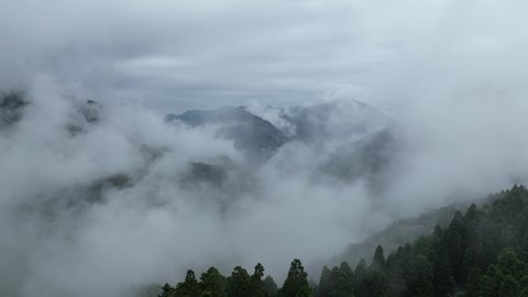 Timelapse Photography Clouds Fog Taiwan Stock Footage Video (100% ...