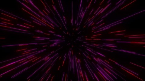 Warp Speed Background Light Rays Representing Stock Footage Video (100% ...