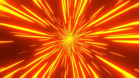 Anime Speed Lines Orange Background Journey Stock Footage Video (100% ...