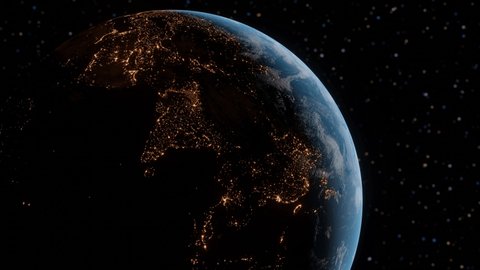 Earth Cgi 3d Rendering 4k Stock Footage Video (100% Royalty-free ...