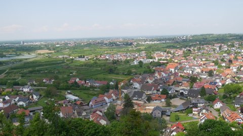 View Red Authentic Colorful German Roofs Stock Footage Video (100% ...