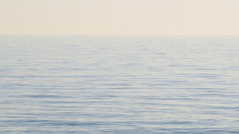 Calm Still Light Blue Water Horizon Stock Footage Video (100% Royalty ...