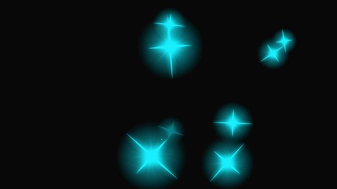 Glitter Shine Star Particle Animation Motion Stock Footage Video (100% ...