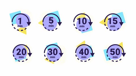 Time Banner Animation Abstract Motion Graphics Stock Footage Video (100 ...