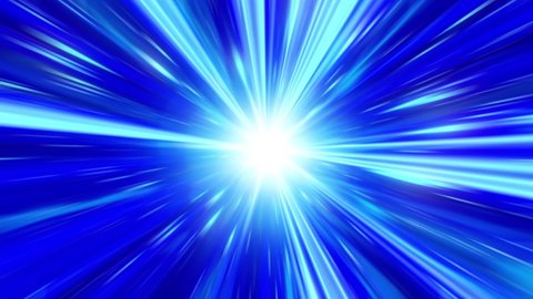Blue Radiation Light That Spreads Radially Stock Footage Video (100% ...