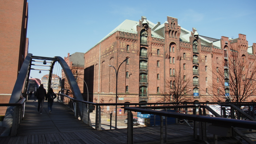 Brick footbridge Stock Video Footage - 4K and HD Video Clips | Shutterstock